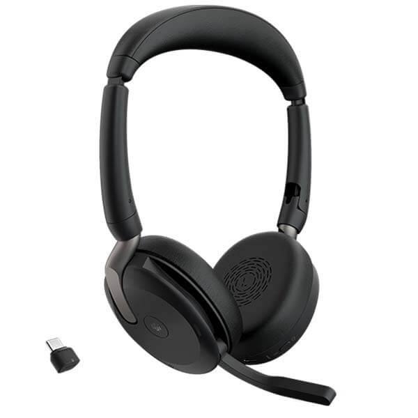 Jabra Evolve2 65 Flex USB-C MS Stereo Headset with Wireless Charging ...